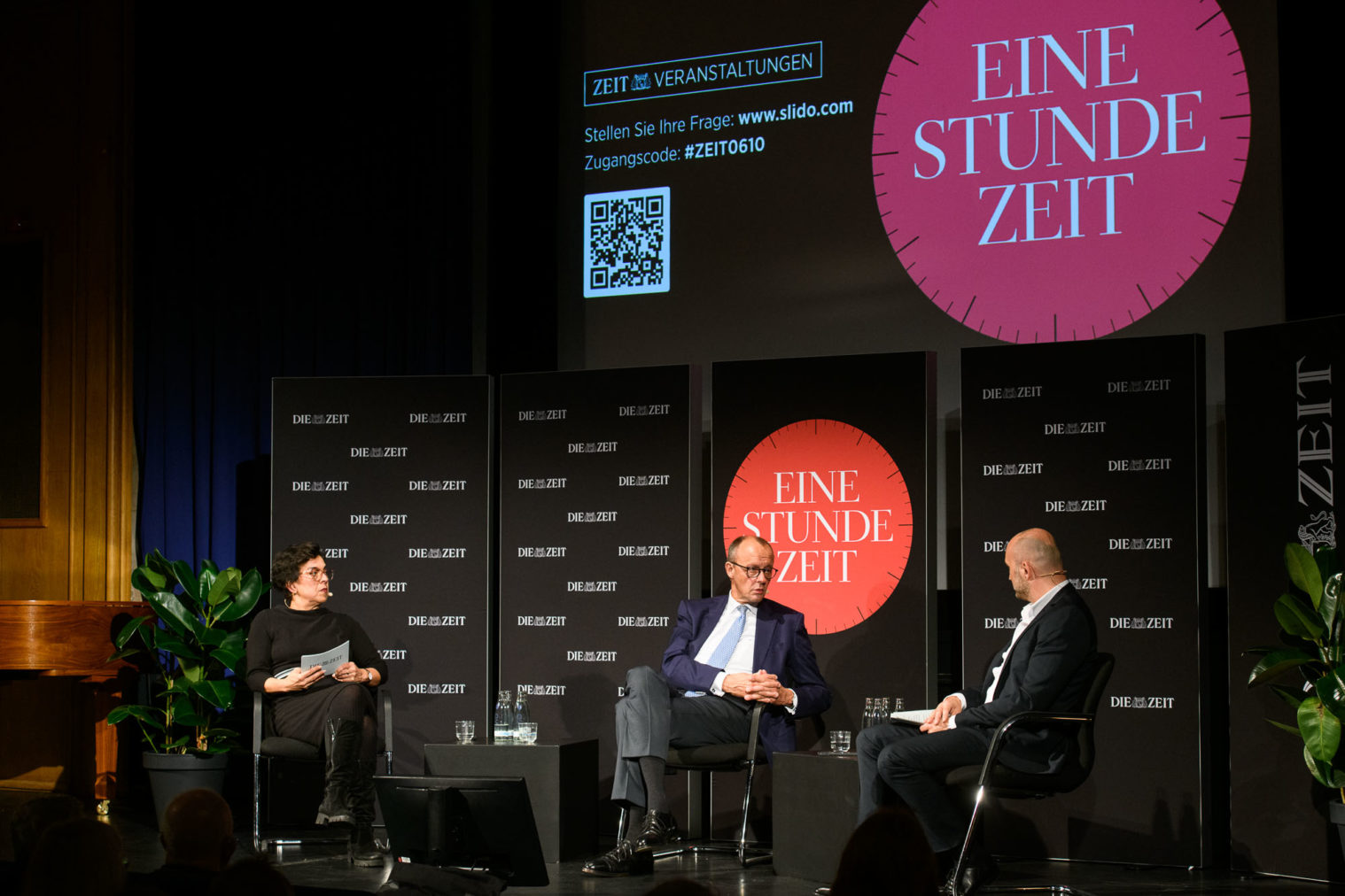 »Eine Stunde ZEIT mit Friedrich Merz« - ZEIT Veranstaltungen